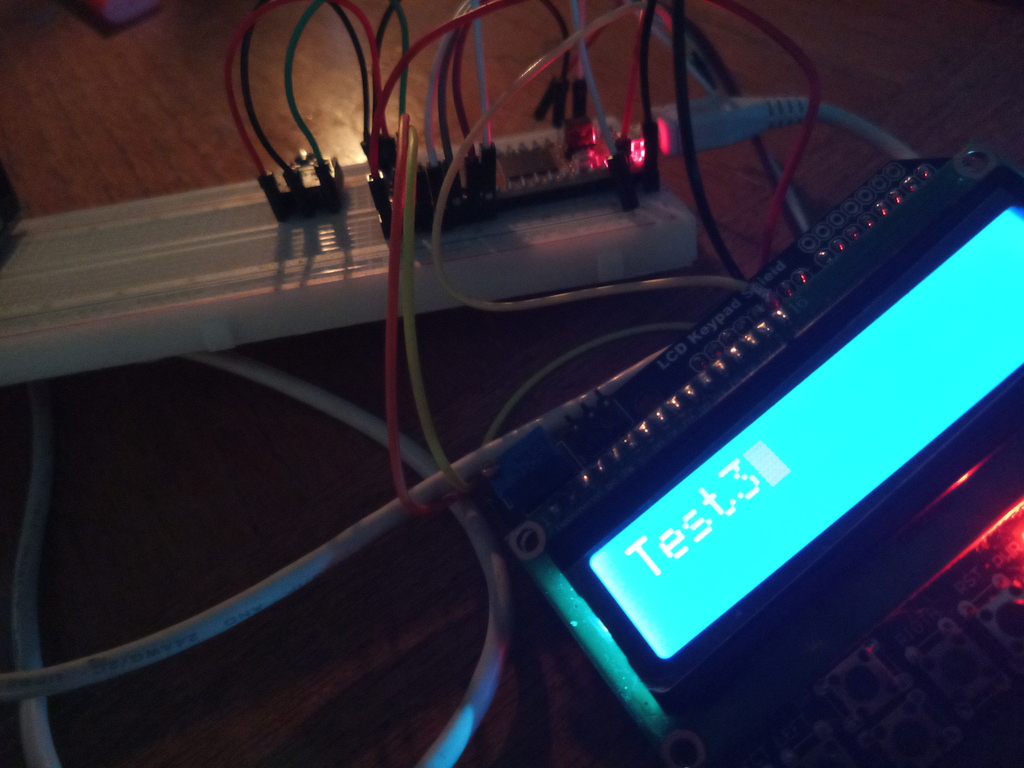 LCD class for a 16x2 LCD using the Hitachi HD44780 driver chip ...