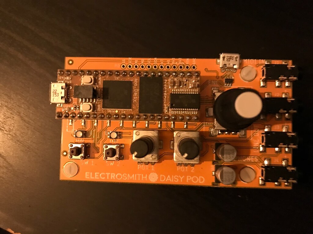 Daisy Pod redesigned board - smd connections - Daisy Pod - Daisy Forums